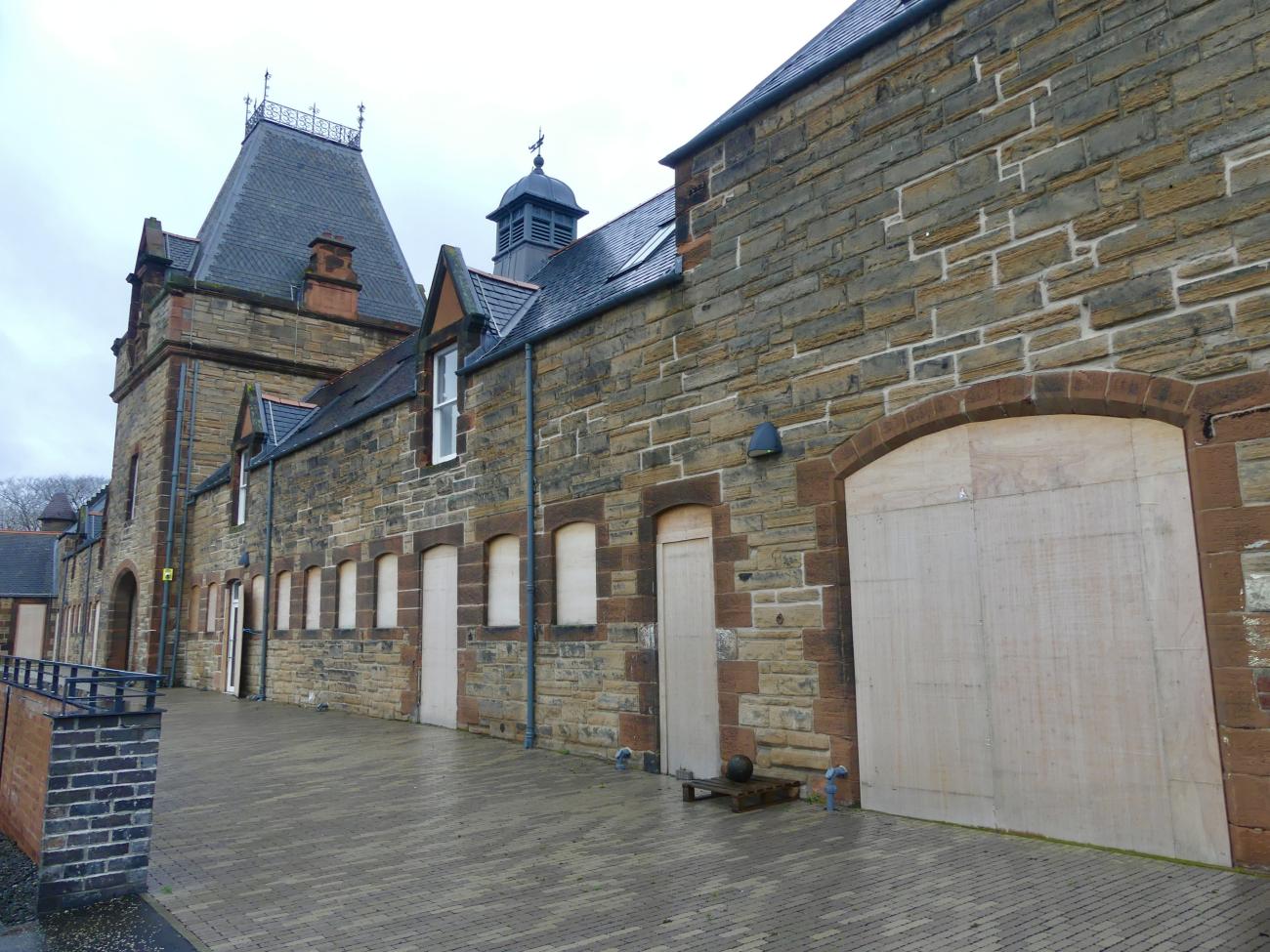 RED WHEEL FOR POWDERHALL STABLES | Broughton Spurtle