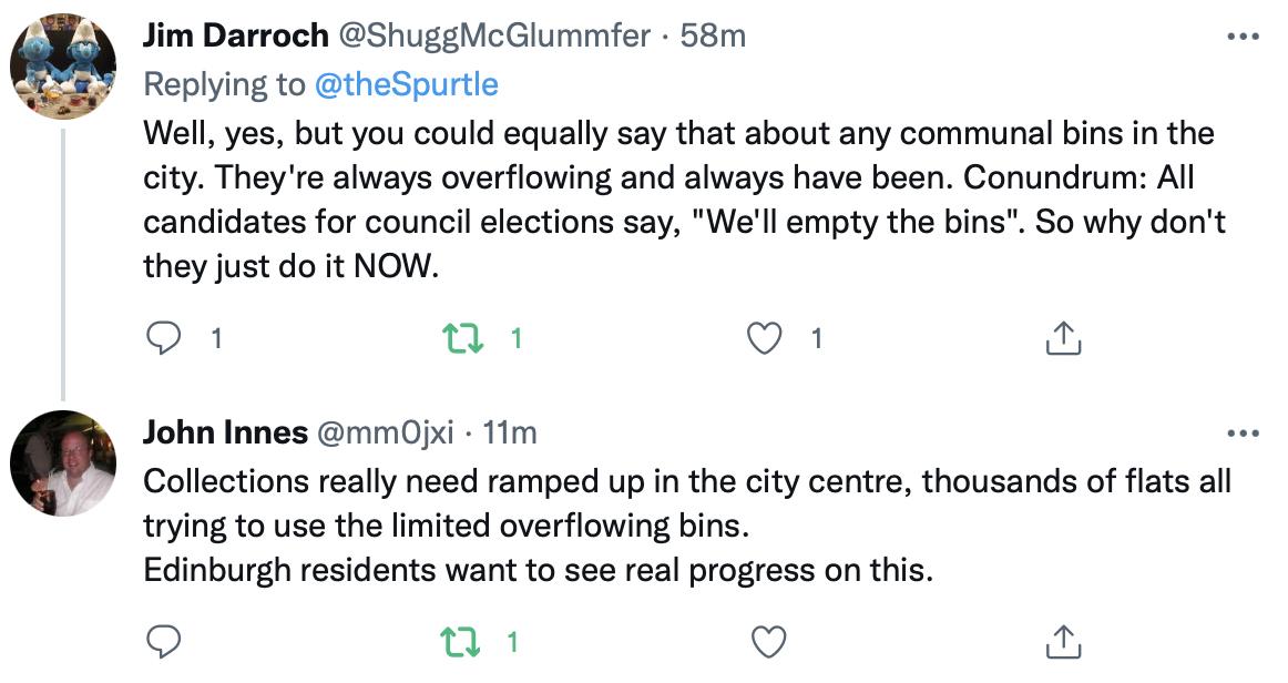 Bin hubs – where are they working? | Broughton Spurtle